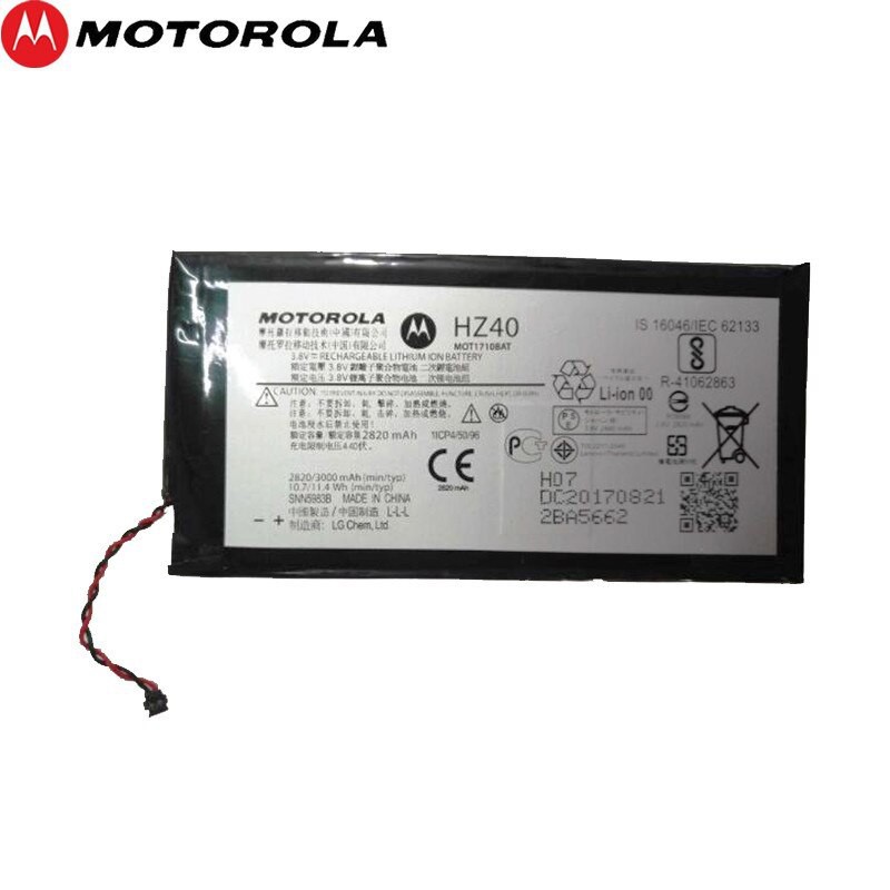 Bateria Motorola Modelo HZ40 Motorola Z2 Play Modelo XT1710 Original ...
