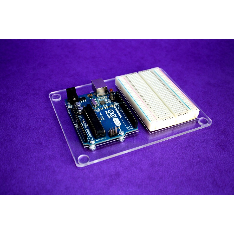 Base Acrilico Para Ardino UNO R3 E Protoboard 400 | Shopee Brasil