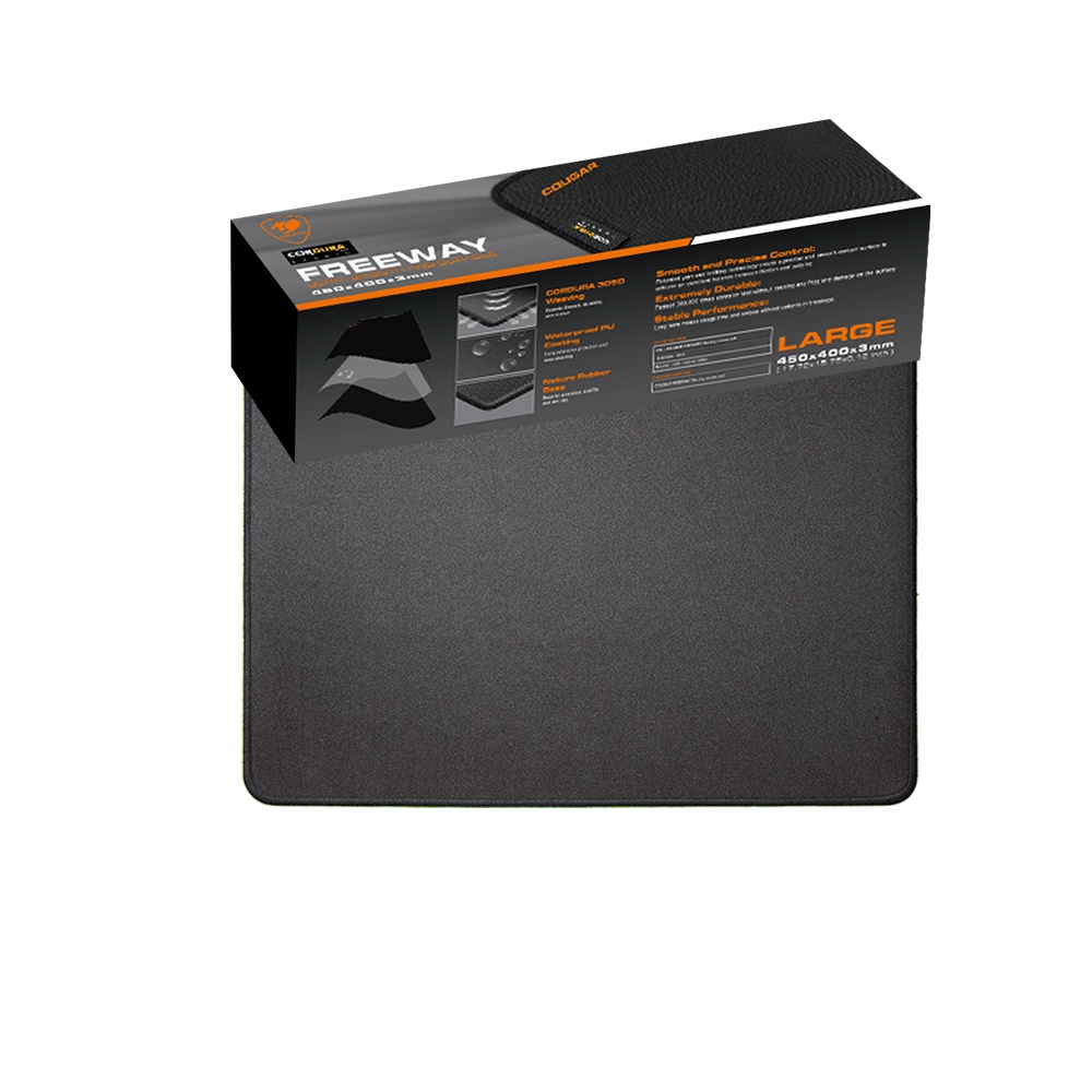 Mouse Pad Gamer Cougar Gaming Freeway Preto Grande Cordura 45cm X 40cm ...