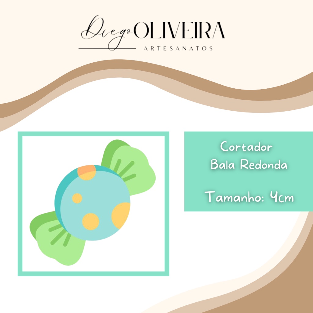 Kit Modular Bala Redonda 4cm - Fabrica de Doces | Shopee Brasil