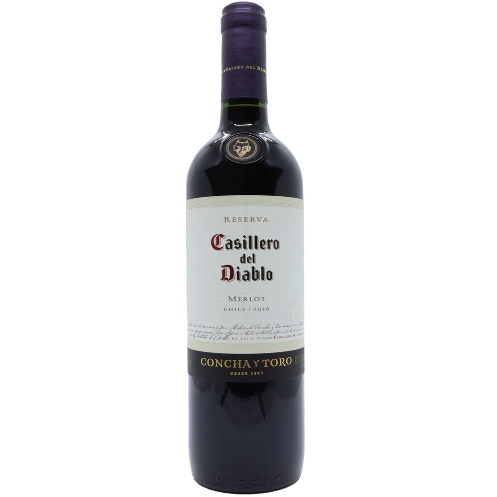 Vinho Casillero Del Diablo Merlot 750ml | Shopee Brasil
