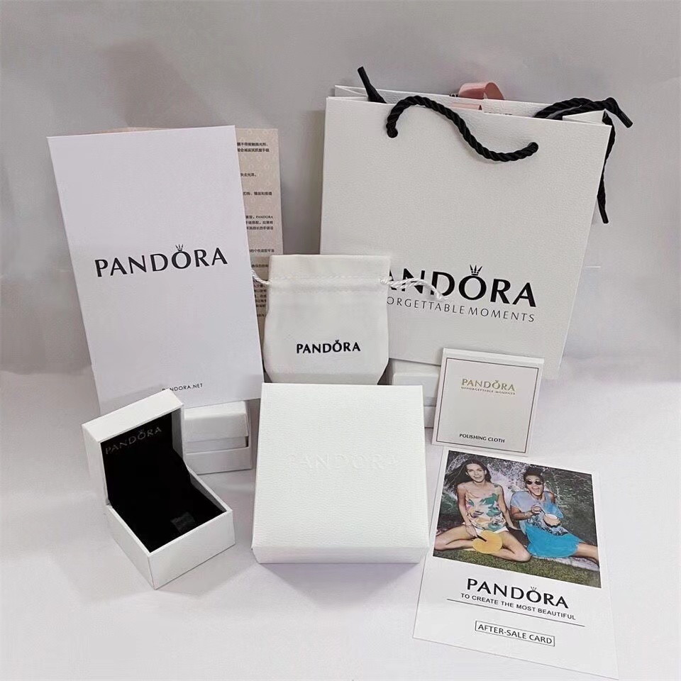 Pandora Original Caixa De Embalagem Pulseira Colar Anel Presente ...