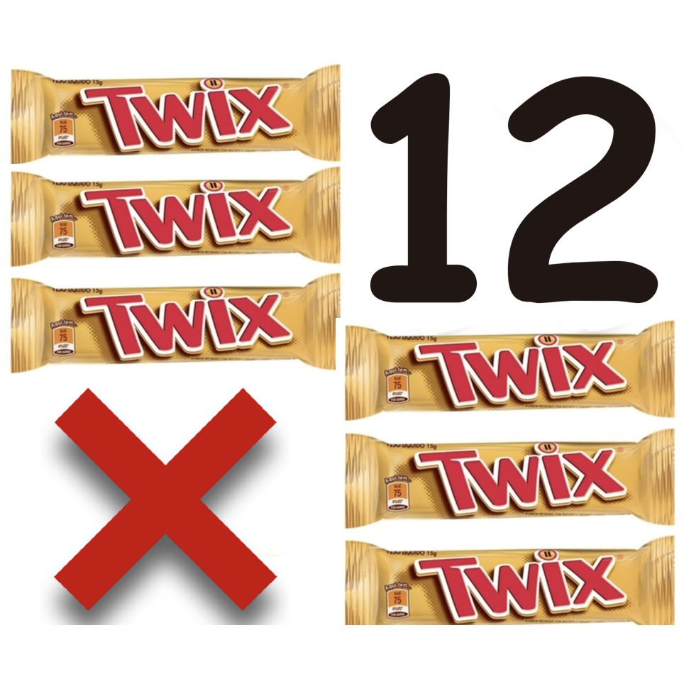 Chocolate Twix 12 Unidades - Combo de 12 Barrinhas de 15g | Shopee Brasil