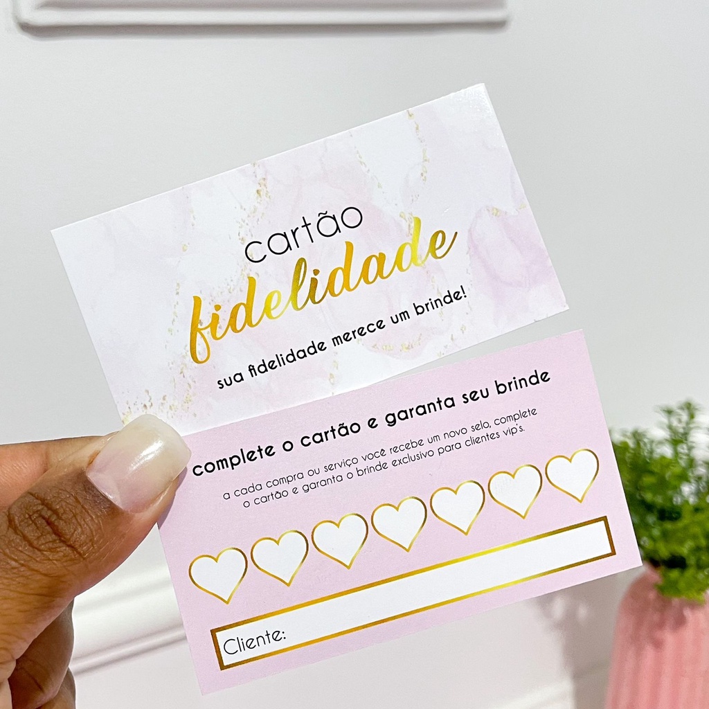 30 Cartão fidelidade - Cliente Vip - Pronta entrega | Shopee Brasil