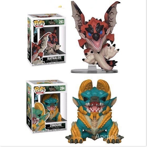 Funko Pop! Bonecos De Vinil Monster Hunter Rathalos # 293 # 294 Com ...