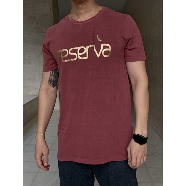 Camiseta Reserva Original Slim fit Masculina Tamanho G | Shopee Brasil