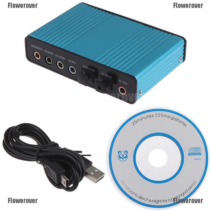 [Cartão De Som USB 6 Canais 5.1 Áudio Externo Óptico cm6206 - Escorrega ...
