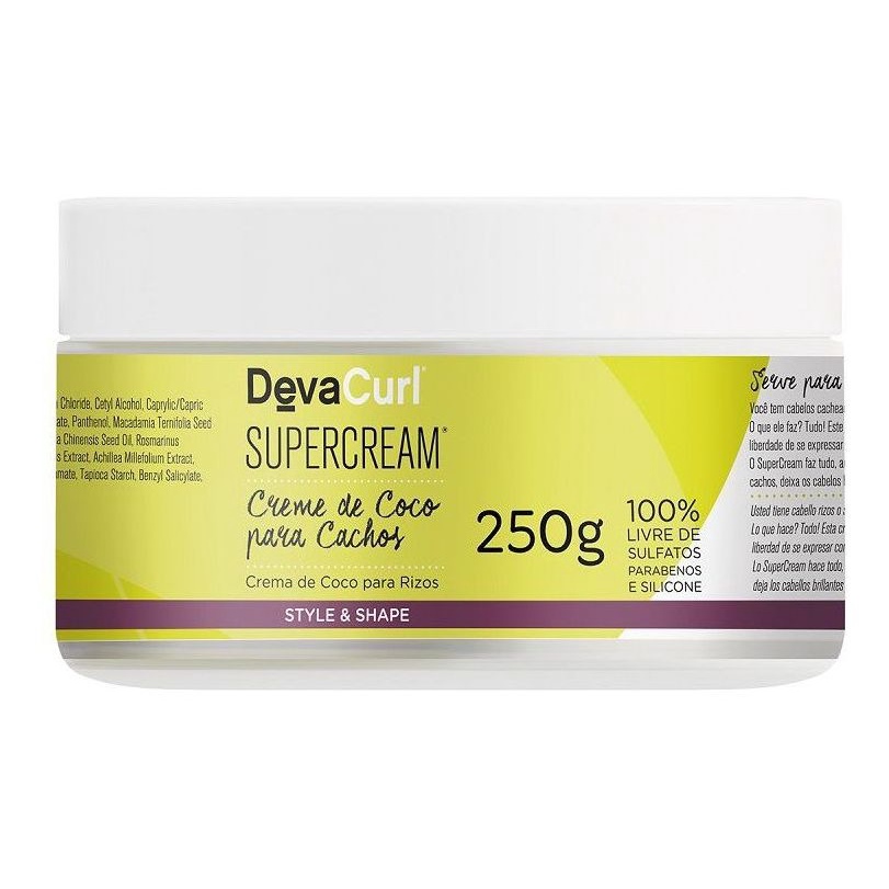 Deva Curl Supercream coco 250g | Shopee Brasil