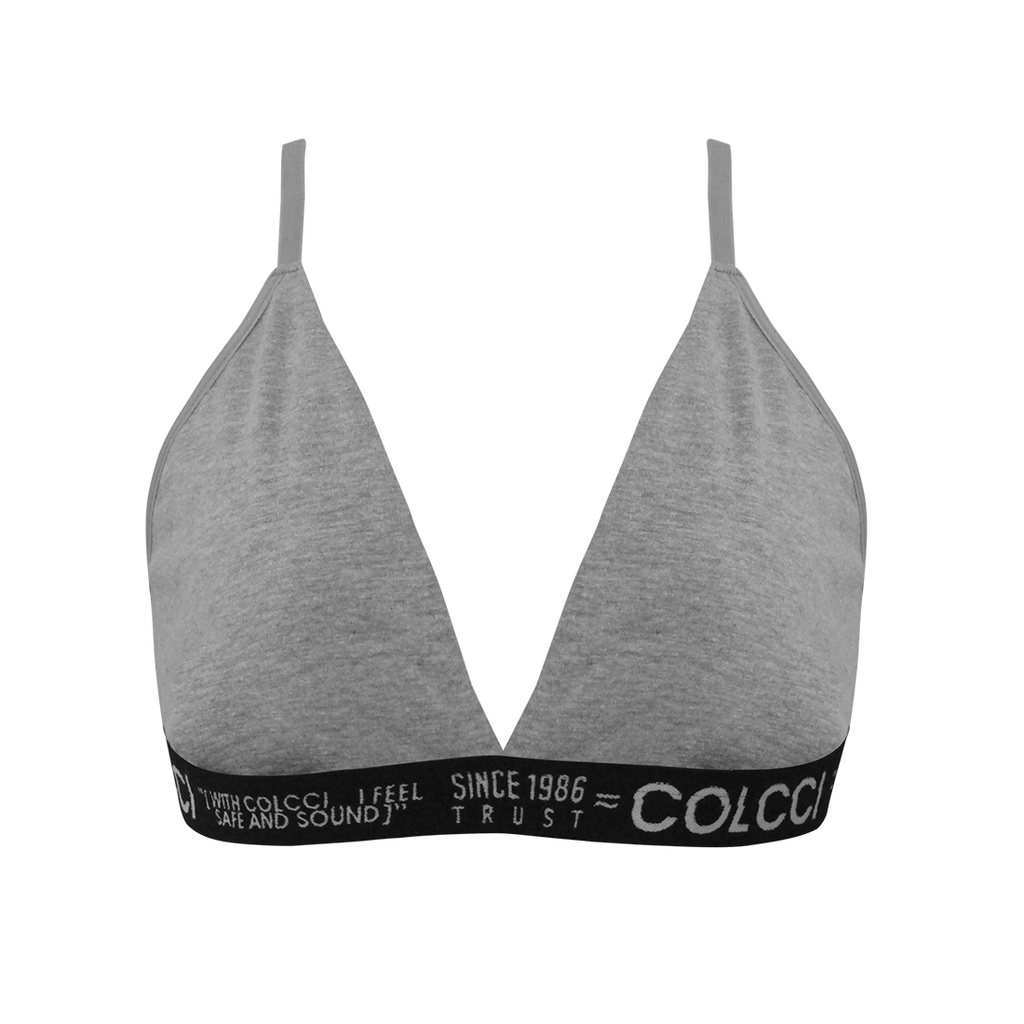 Top Triangulo Colcci Em Algodao Mescla | Shopee Brasil