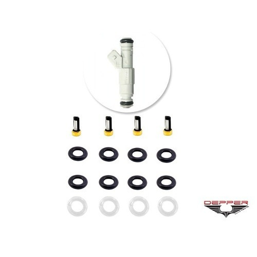Kit Reparo Completo P/ 4 Bico Injetor Bosch 0280155822 | Shopee Brasil