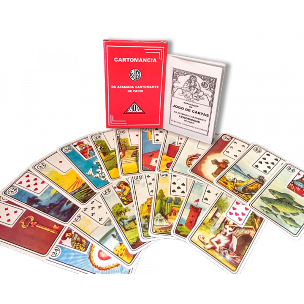 Tarot Baralho Lenormand Cartomancia - Jogo De Cartas | Shopee Brasil