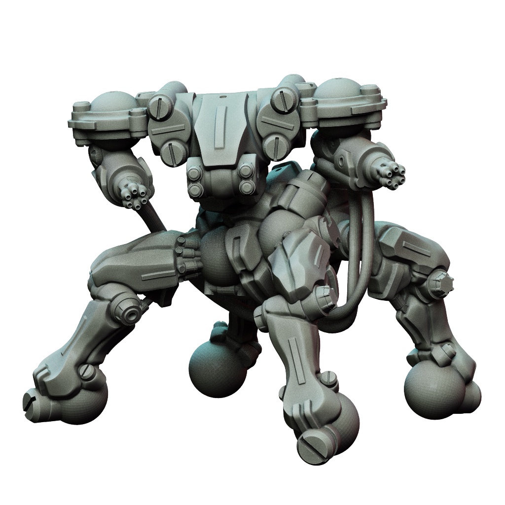 Mecha Corp Walker Cyberpunk Miniatura RPG | Shopee Brasil