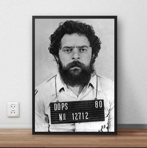 Quadro / Poster C Moldura Lula Dops P5742 | Shopee Brasil