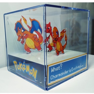 Cubo Decorativo Charmander Pokemon Diorama Artesanal | Shopee Brasil