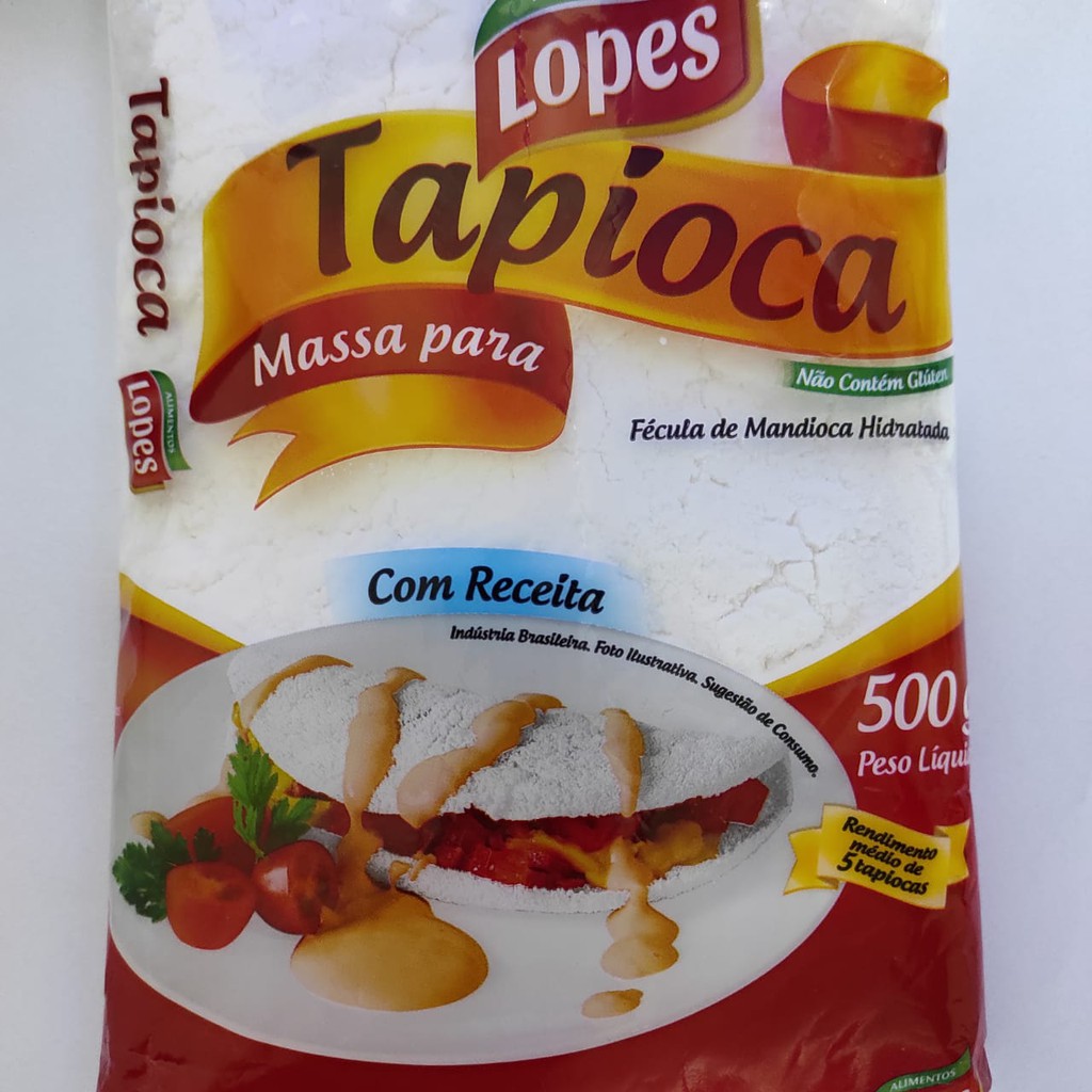Massa farinha de tapioca lopes 500g | BeeCost