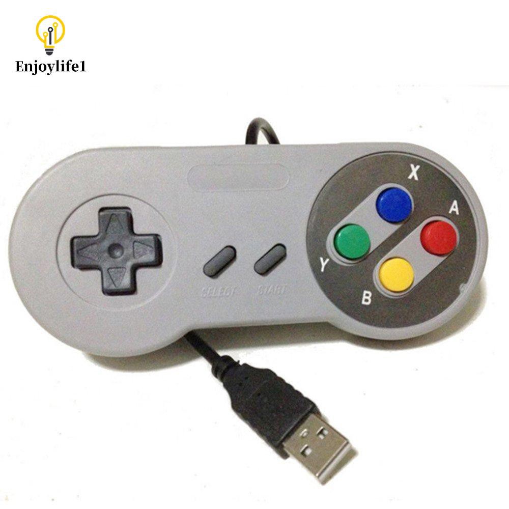 Controlador De Jogo Super Nin Controller Snes Usb Interface Pc Game ...