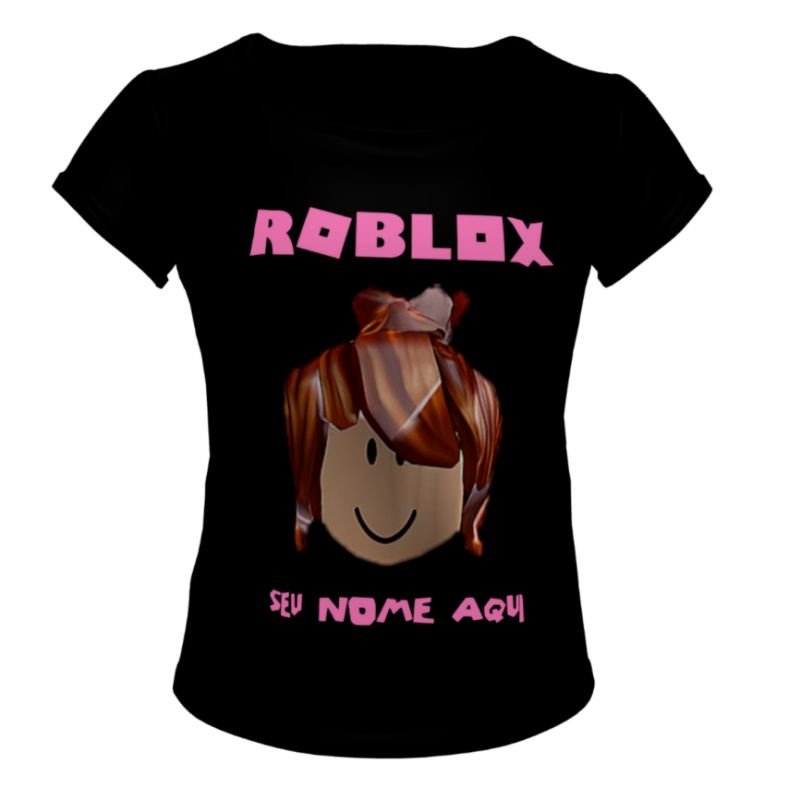 camiseta preta infantil menina jogo roblox julia minegirl personalizada ... camiseta preta infantil menina jogo roblox julia minegirl personalizada ...