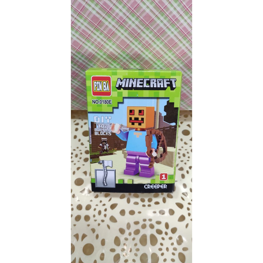 Boneco lego minecraft | Shopee Brasil