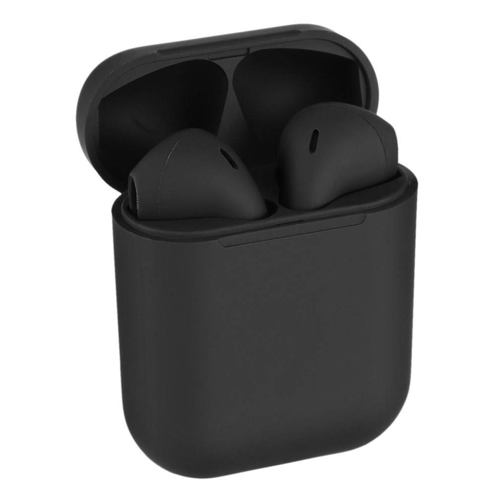 Fone De Ouvido Sem Fio Bluetooth I12 TWS iPhone Android Macaron Preto e ...