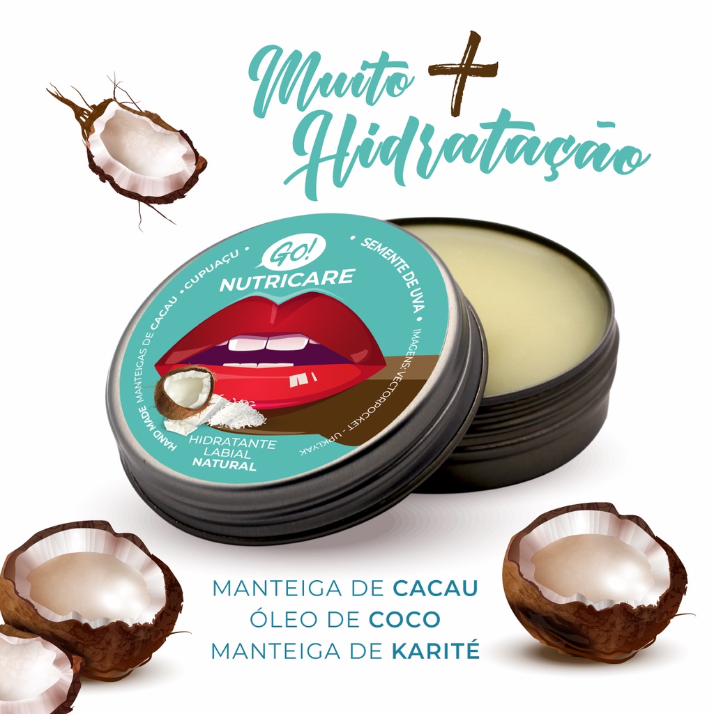 Hidratante Protetor Labial Lip Balm COCO 30g | Shopee Brasil