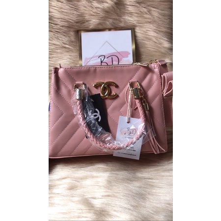 Bolsa Chanel Rosa | Shopee Brasil