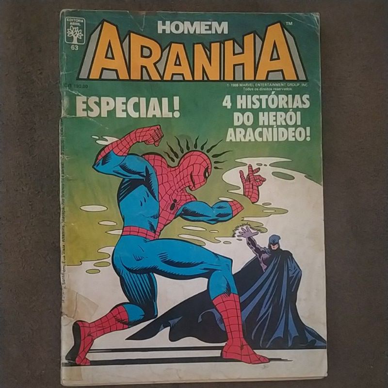 Homem-Aranha 63 ESPECIAL Gibi Formatinho HQ | Shopee Brasil