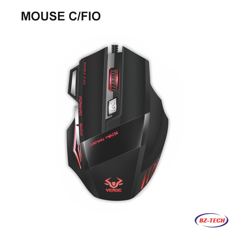 Mouse Gamer Com Fio Usb Rgb 2400 Dpi Para Jogos Profissional XZSBX6 | Shopee Brasil