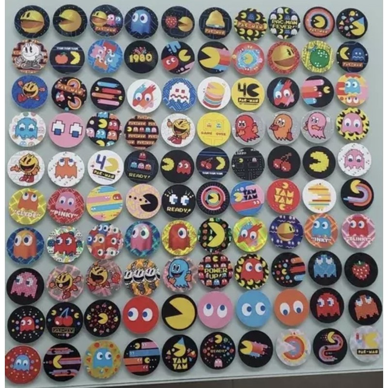 Coleção Tazo Pac Man Completa Sabritas Importada México Impecável - 100 ...