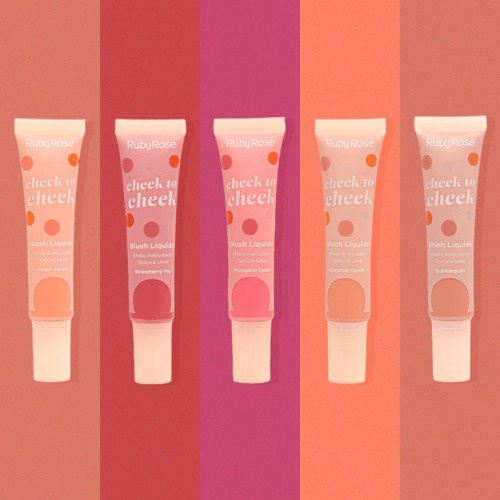 Blush Líquido Cheek to Cheek Ruby Rose HB6116 | Shopee Brasil