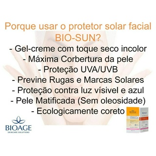 Bio Sun Protect Fps 60 Translucido Anti Idade Toque Seco 45g | Shopee ...