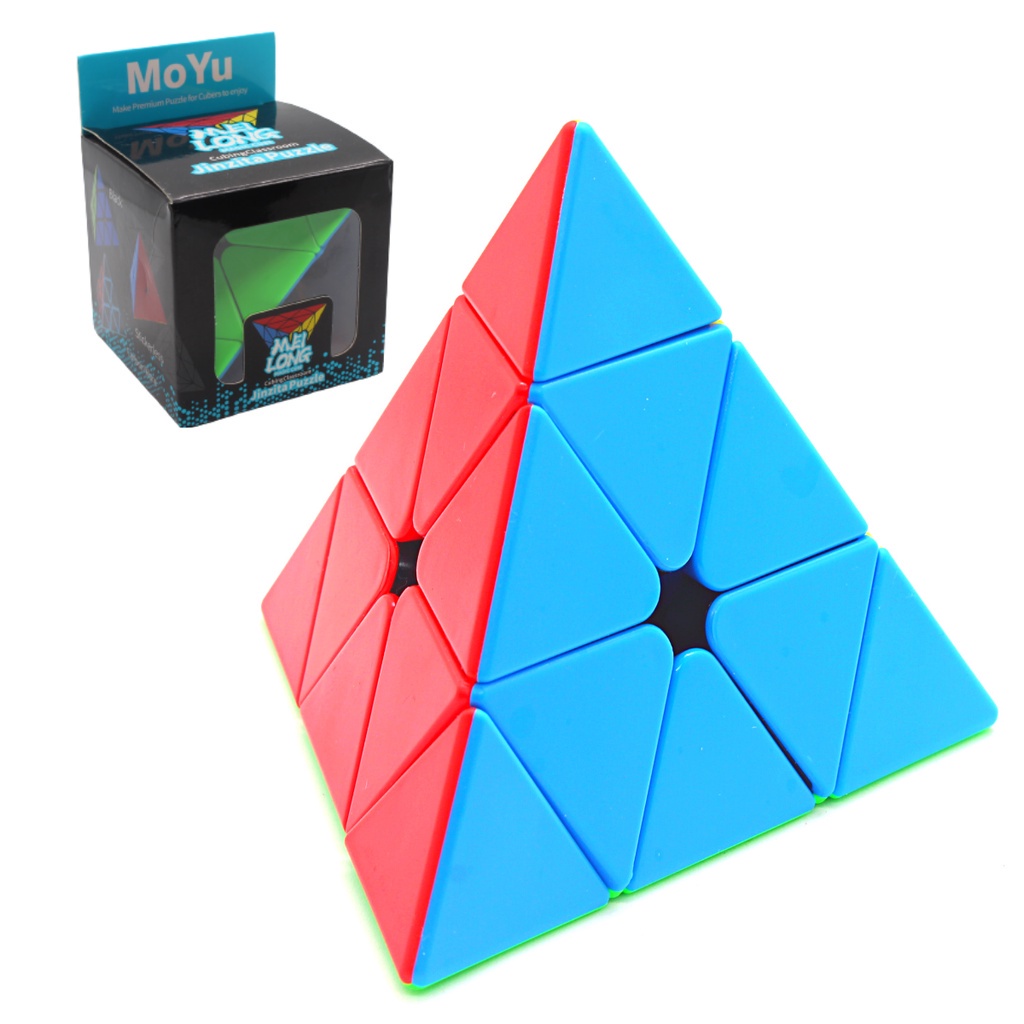 Cubo Magico Pyraminx Pirâmide Triângulo Profissional 3x3x3 Moyu Meilong ...