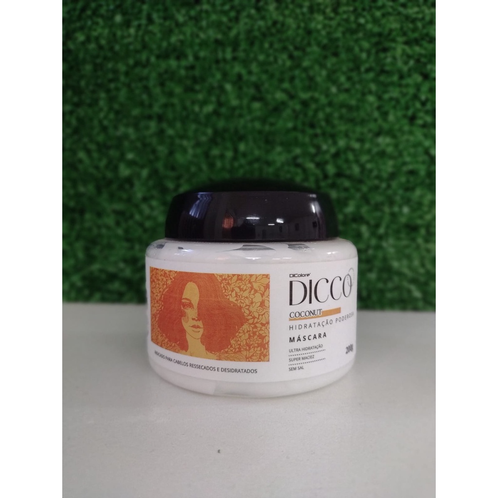 Dicco Coconut Mascara 200g Dicolore Professiona | Shopee Brasil