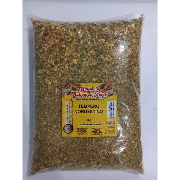 Tempero Nordestino 1kg | Shopee Brasil