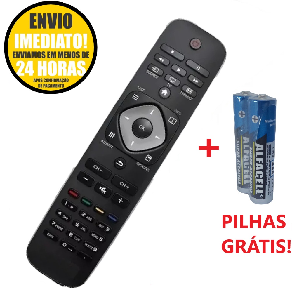 Controle Remoto Tv Philips Smart Todos Modelos Original Novo | Shopee ...