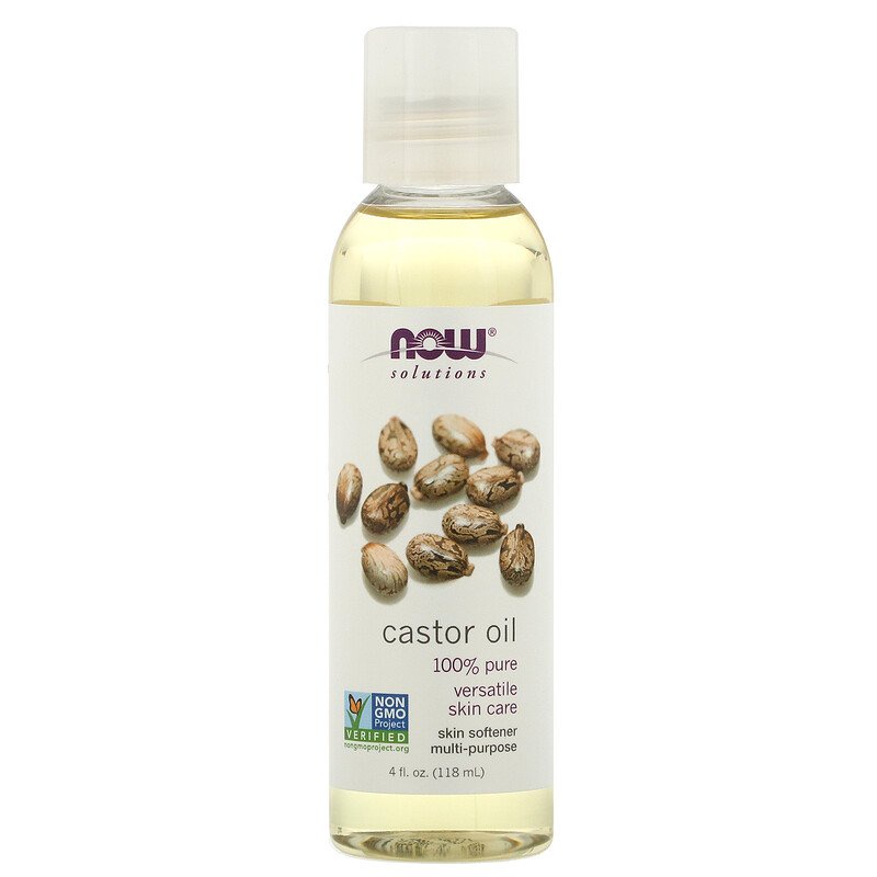 Óleo De Rícino Mamona Castor Oil 118ml Now Foods Importado | Shopee Brasil