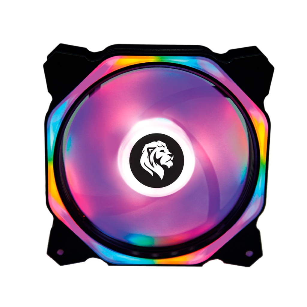 Cooler Fan Master Led RGB Gamer Hayom Conector Molex 12X12CM FC1301 ...