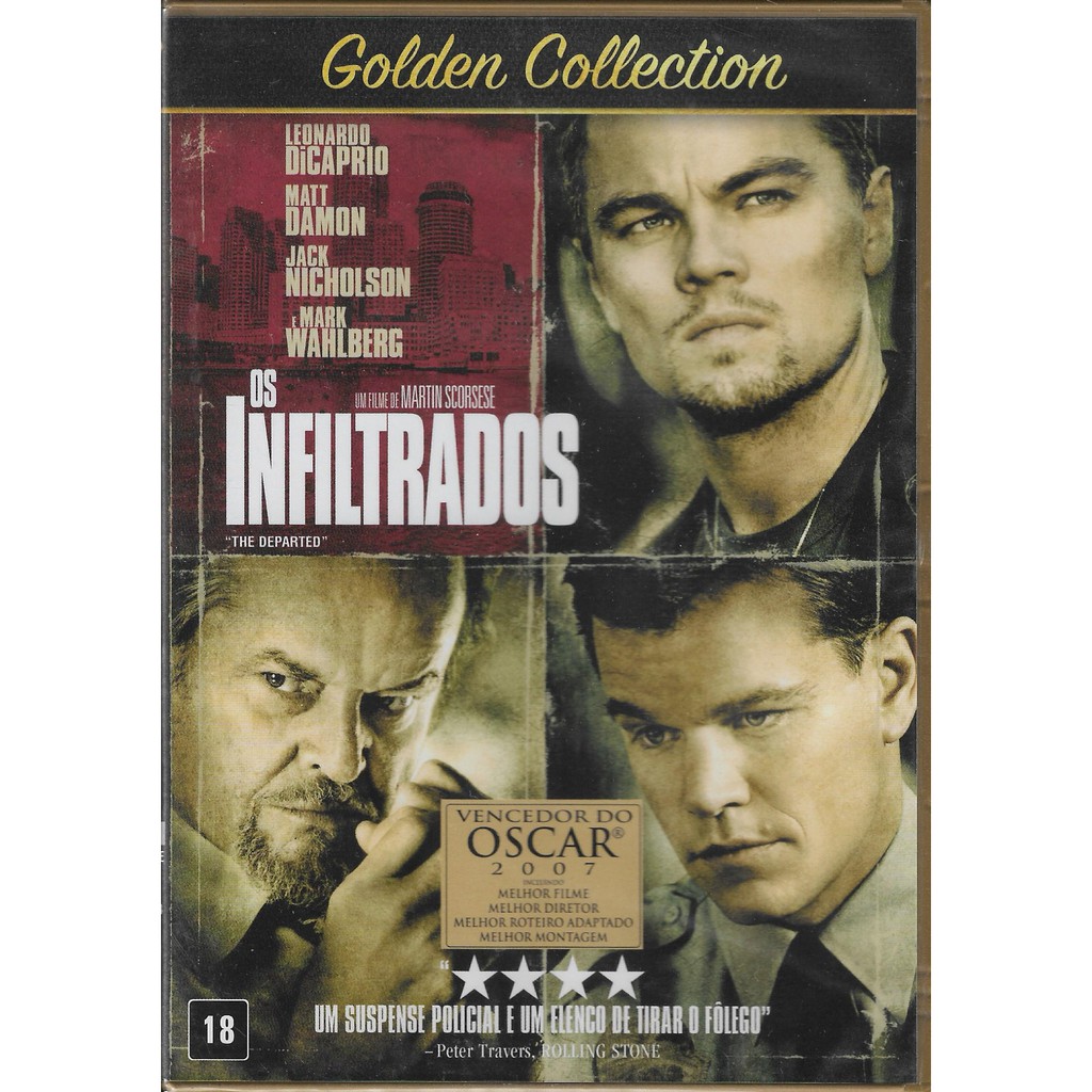 DVD Os Infiltrados ( Leonardo DiCaprio, Matt Damon, Jack Nicholson ...