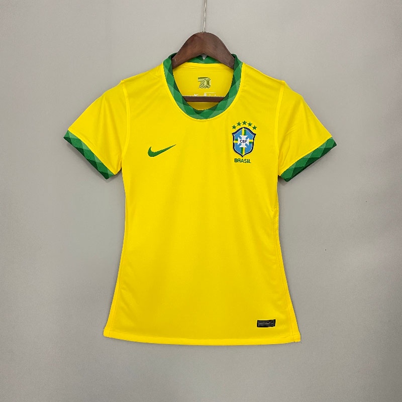 A Nova 22/23 Camiseta Feminina Brasileira Esportiva Para Casa/Uso ...