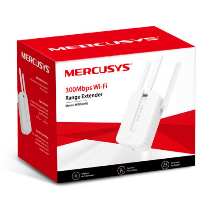 Repetidor de Sinal Wi-Fi Mercusys MW300RE | Shopee Brasil