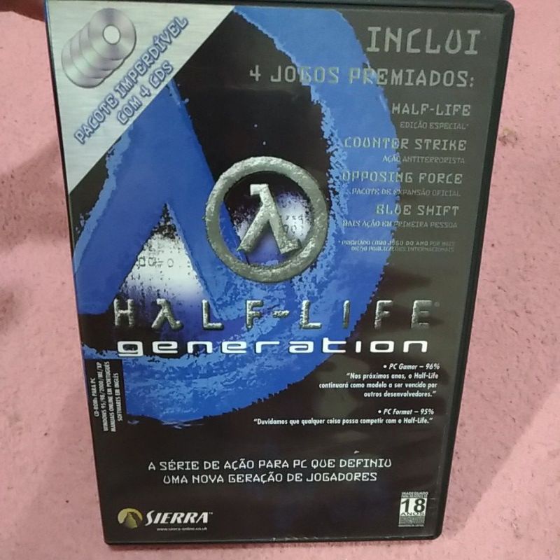 Antigo Jogo PC Half-Life Generation | Shopee Brasil