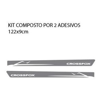 Adesivo Faixa Tuning Carro Volkswagen Crossfox Tuning Top | Shopee Brasil