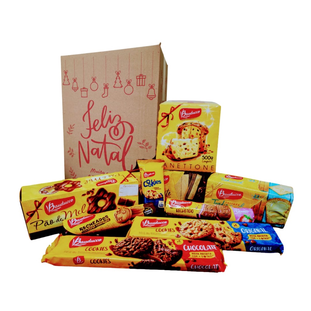Cesta De Natal Bauducco 11 Itens Shopee Brasil