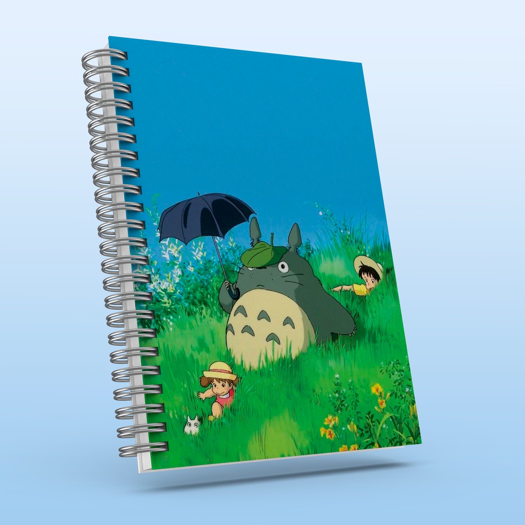 Caderno e planner Totoro - Studio Ghibli - Capa dura, tamanhos A5 ou A6 ...