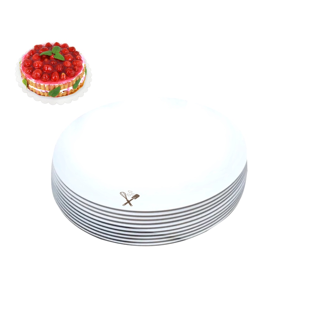 Cake Board Personalizado - 32 cm de diâmetro - Kit com 10 unid - MDF ...