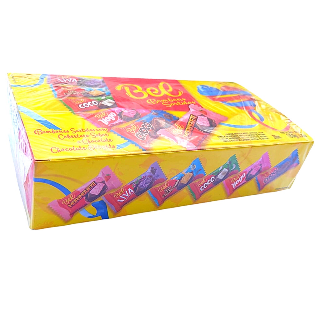 Caixa de Chocolate bombons sortidos 20un sabores Bel | Shopee Brasil