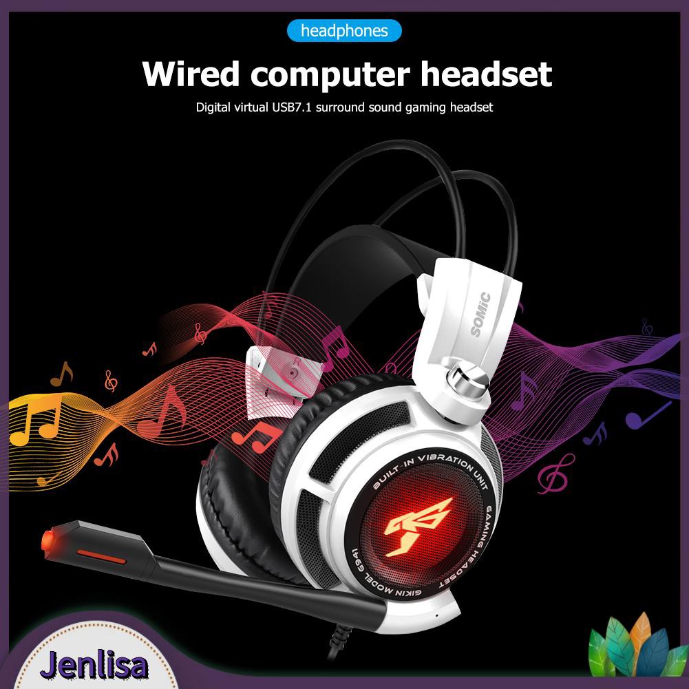 Headset Com Fio Usb Com Fio Somic G941 Com Fio / Headset 7.1 Surround ...
