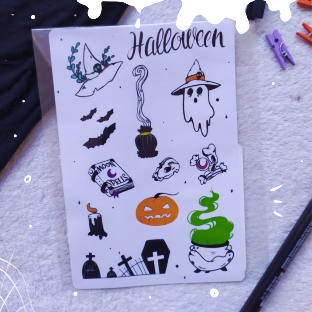 Cartela Halloween | Shopee Brasil