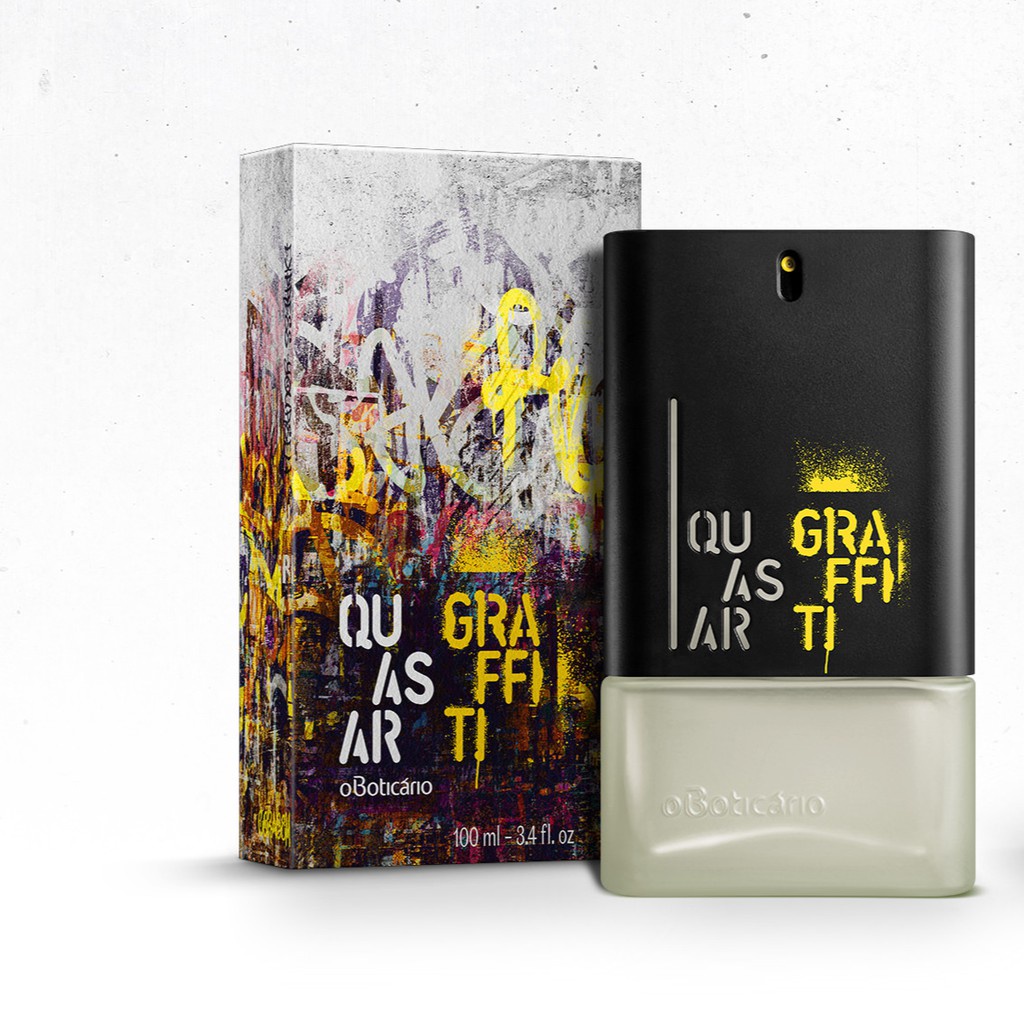 Perfume Desodorante Colônia Quasar Graffiti Boticário Masculino 100ml ...