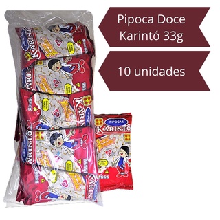 Pipoca Doce Saco de pipoca 10 pacote Karinto | Shopee Brasil