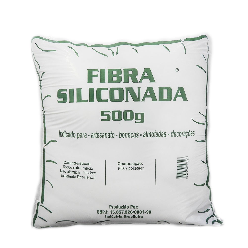 Fibra Siliconada Para Enchimento Cardada Fibran 500g - Almofada ...